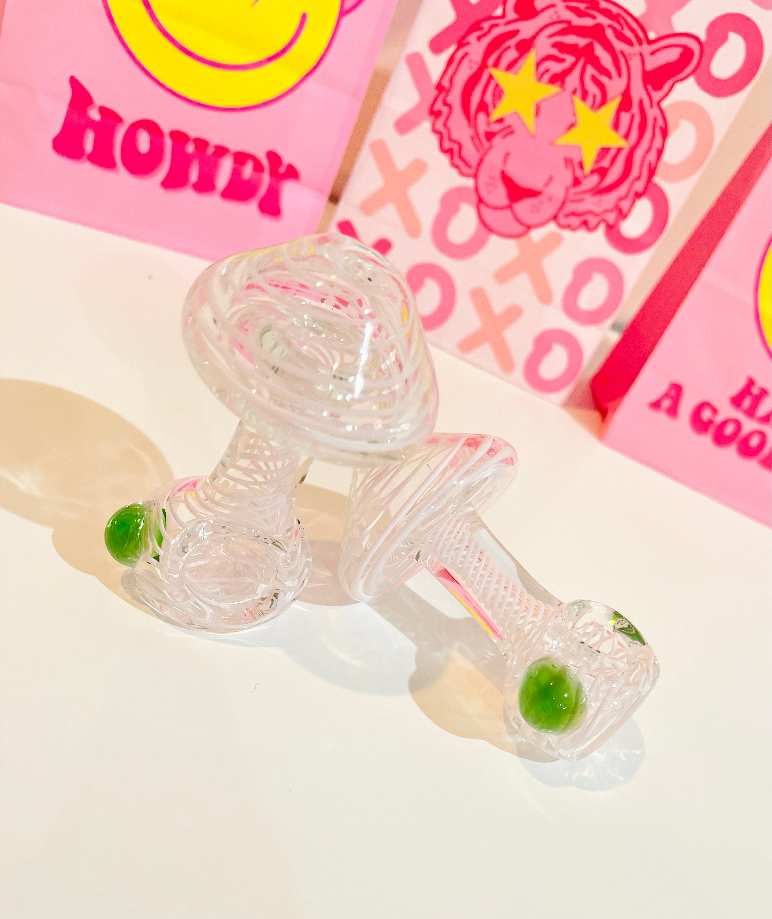 SMILEY SMOKER KIT/ Afordable Pipe Set/ Girly Smoker/ Cute Stash Bag ...