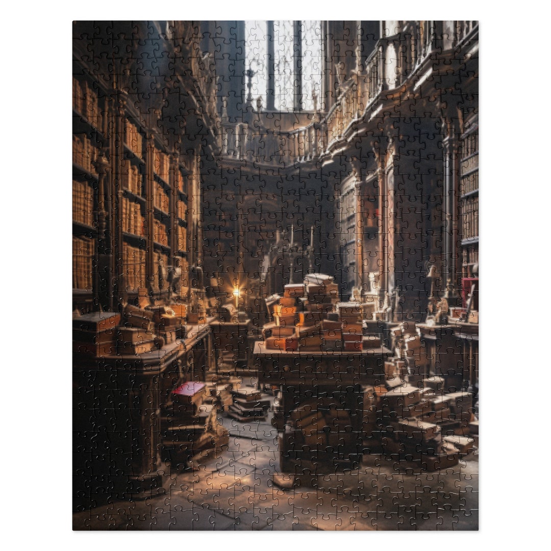 Literary Labyrinth: the Library Puzzle - Etsy