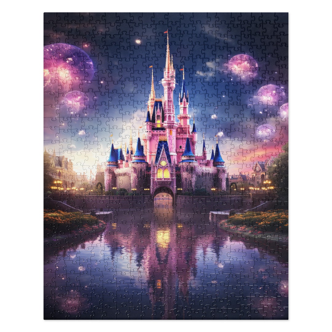 Disney Castle Puzzle - Etsy
