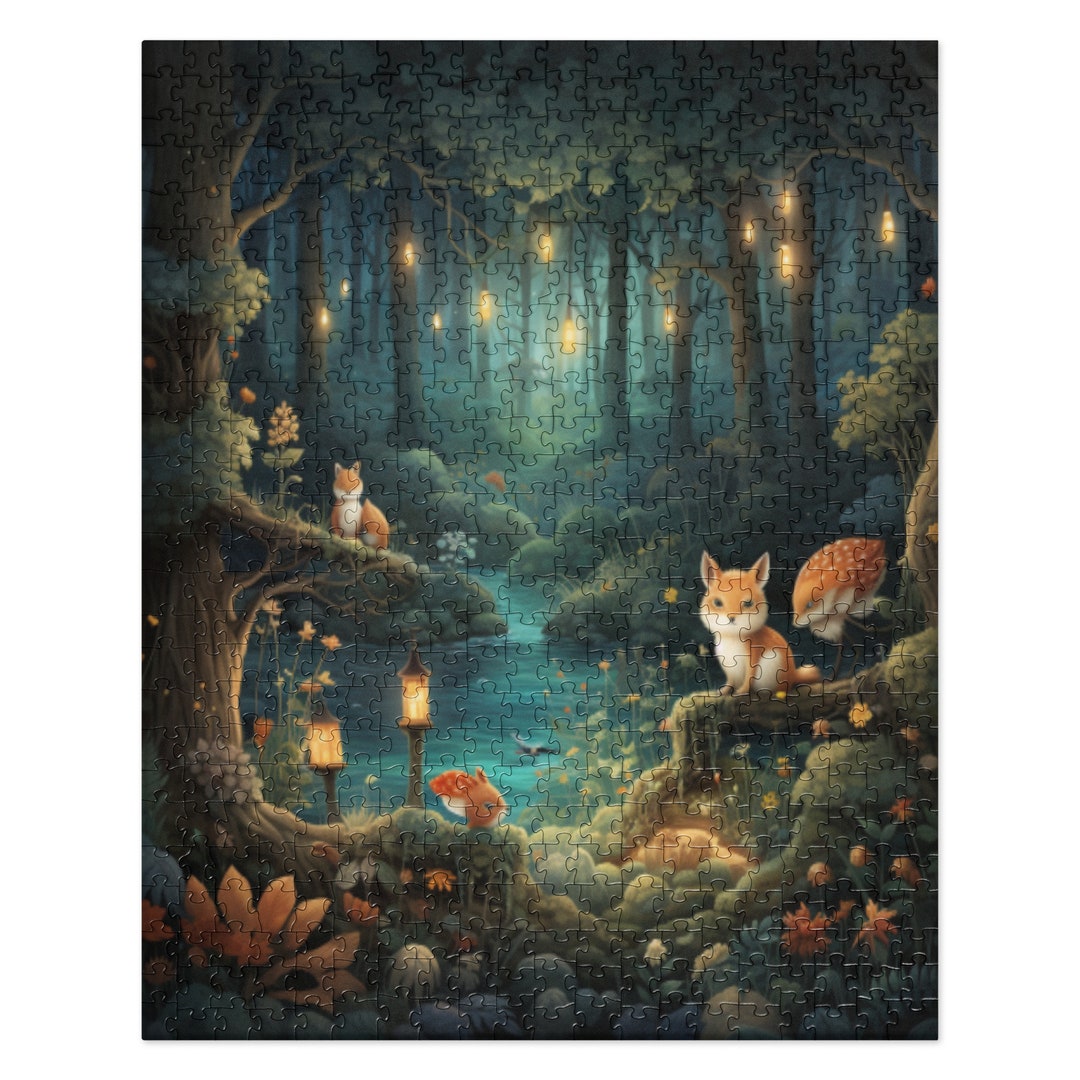 Enchanted Realms: A Fantasy Puzzle - Etsy