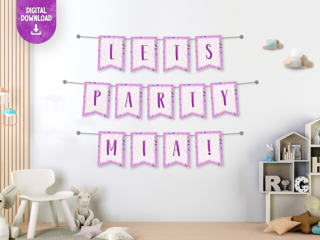 Fairy Birthday Banner, Pixie Banner, Fairy Party, Pixie Birthday ...