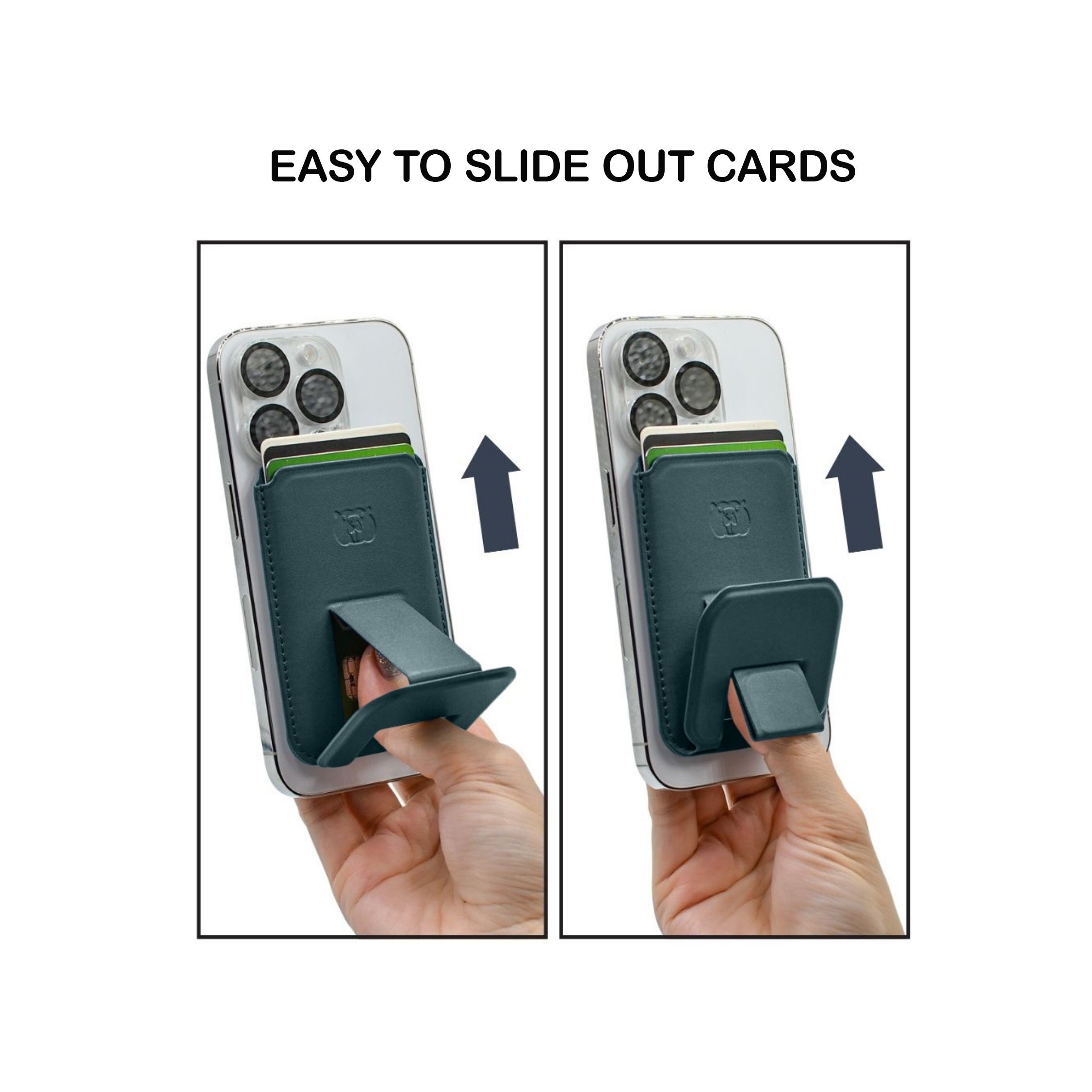 Minimalist Magsafe Wallet With Stand for iPhone 15 14 13 12 Pro, Pro ...