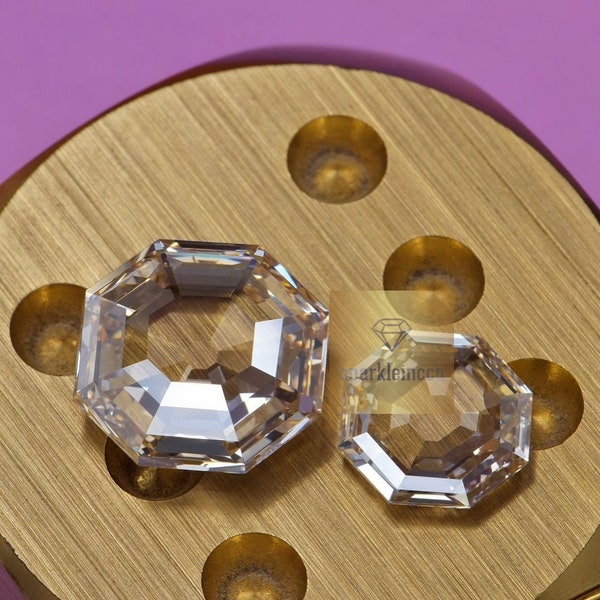 Octagon Cut Diamond - Etsy