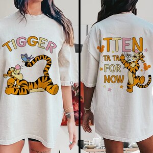 Disney Tigger TTFN Ta Ta for Now Two Sided T-shirt, Winnie the Pooh ...