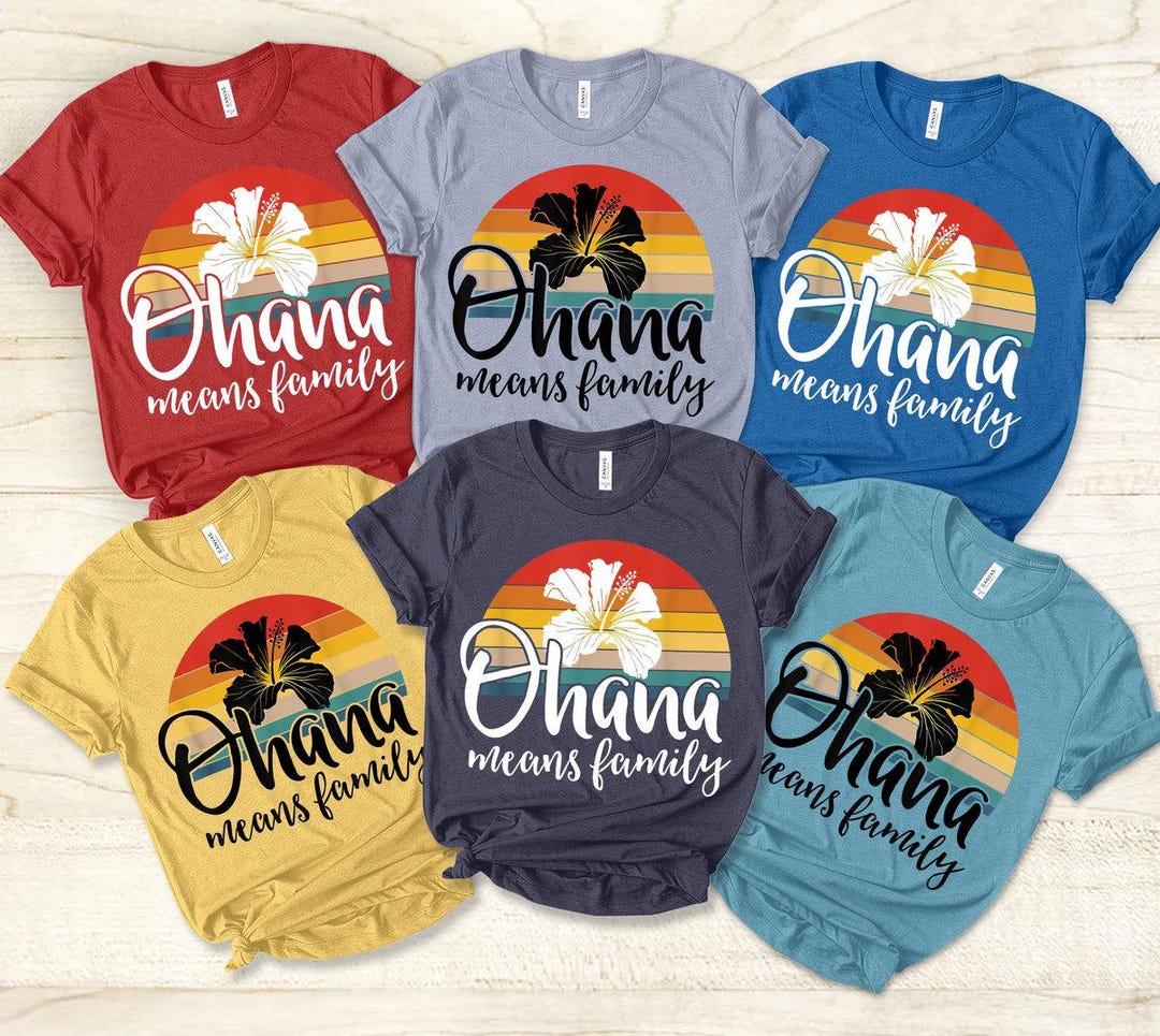 Ohana Means Family Shirt, Ohana Shirt, Flower Shirt, Disney Shirt ...