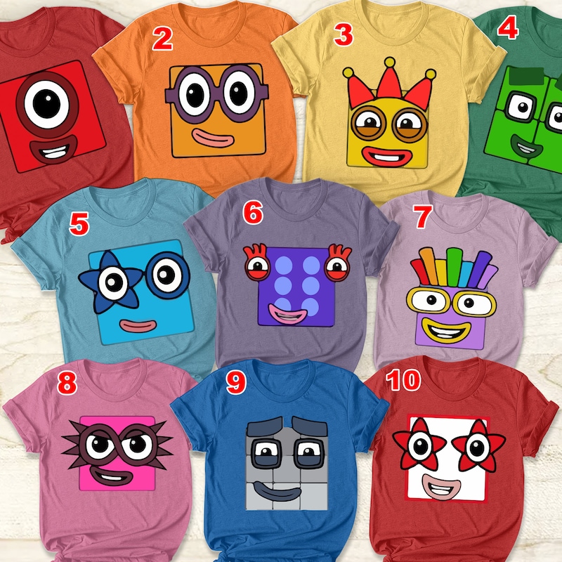 Number Blocks Costume - Etsy