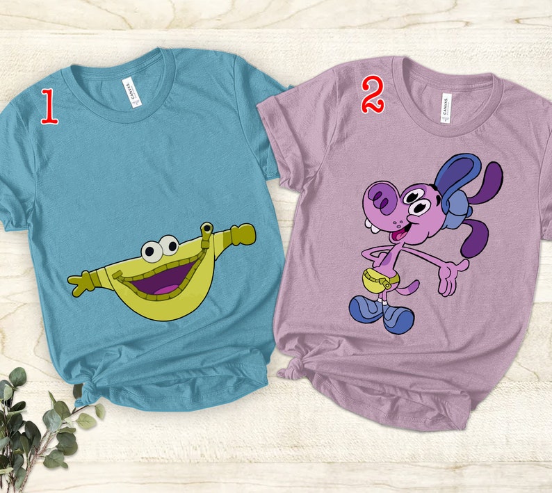 Inside Out Pouchy and Bloofy, Inside Out 2 Shirt, Pouchy Tee, Disney ...