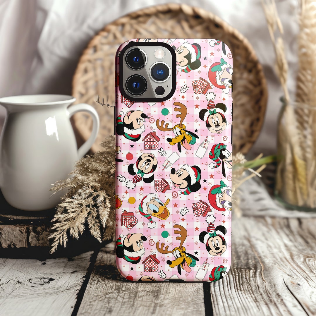 Christmas Mickey Phone Case, Disney Christmas Phone Case, Mickey Mouse ...