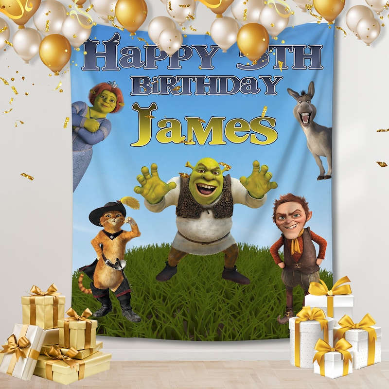 Shrek Banner - Etsy