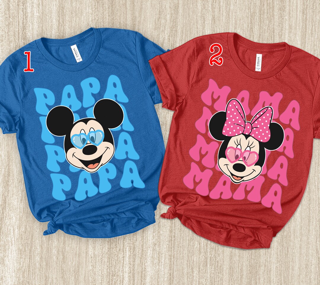 Disney Mickey and Minnie Mama Papa Shirt, Best Mom Ever Disney Mom ...