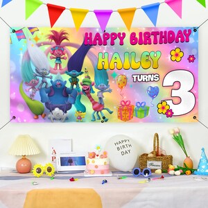 Trolls Backdrop - Etsy