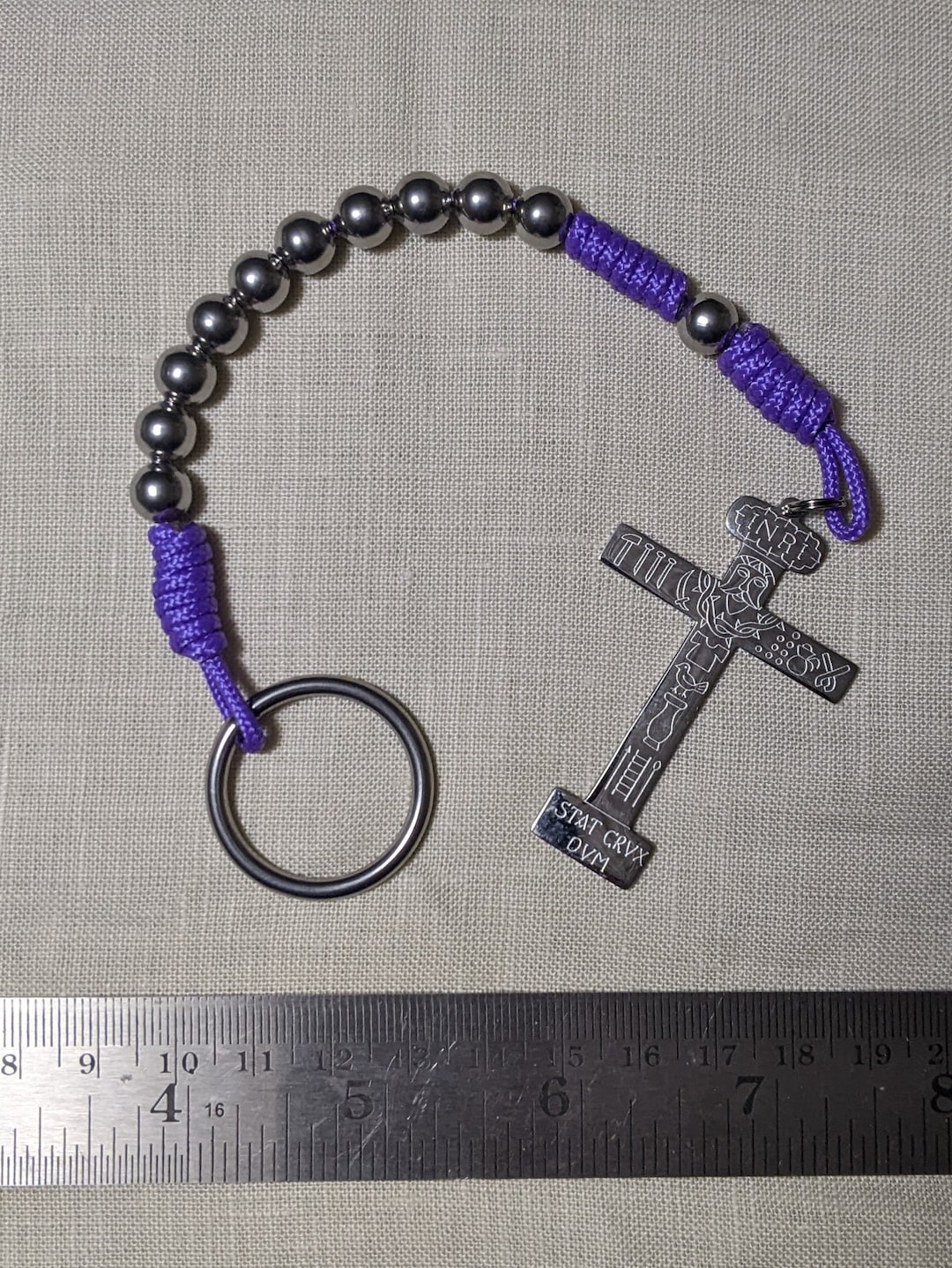 The Lenten Devotion Pocket Rosary I Catholic Lent Gift I Decade Tenner ...