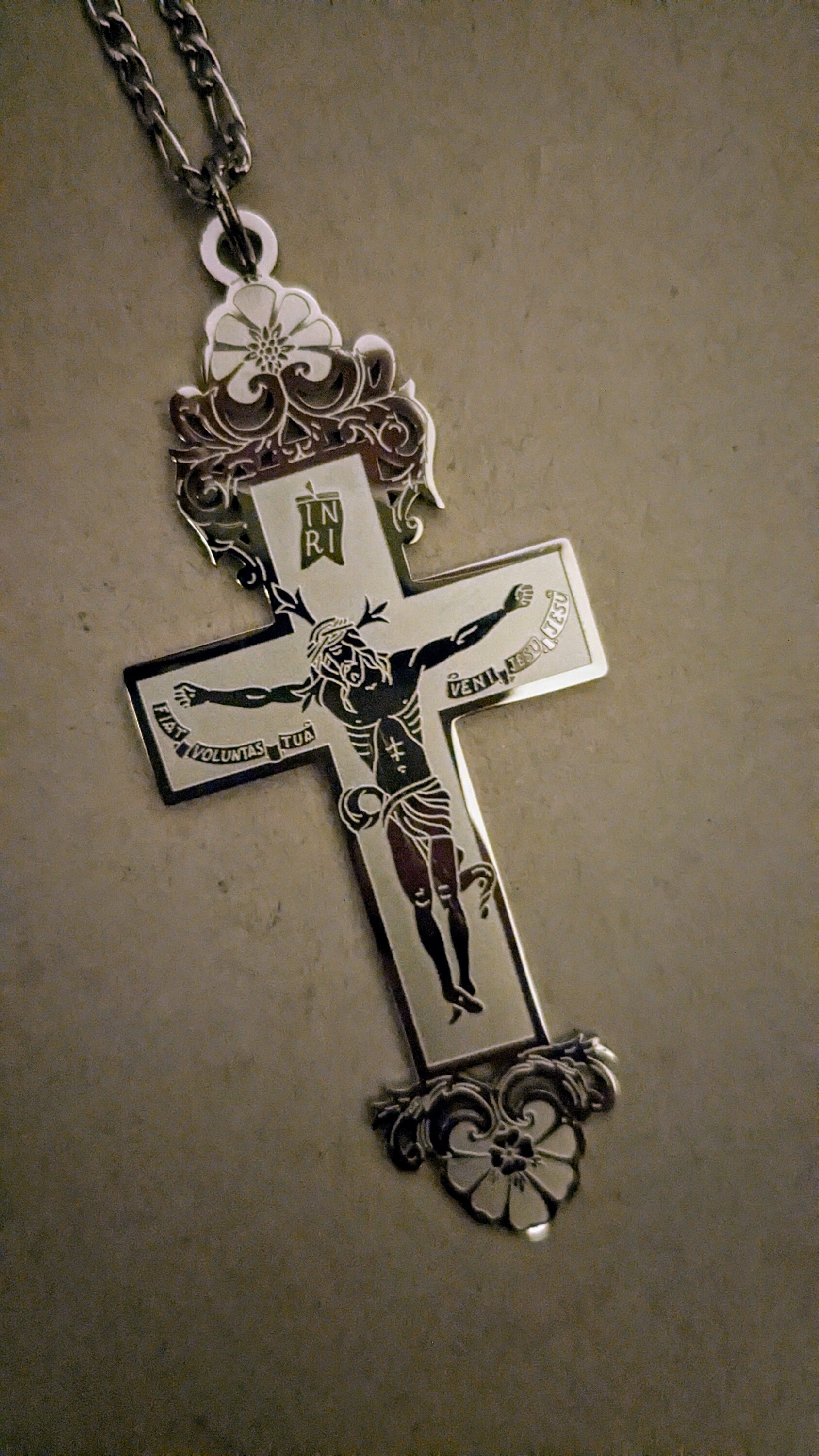 Blessed Karl and Empress Zita Crucifix, Engraved in Stainless Steel ...