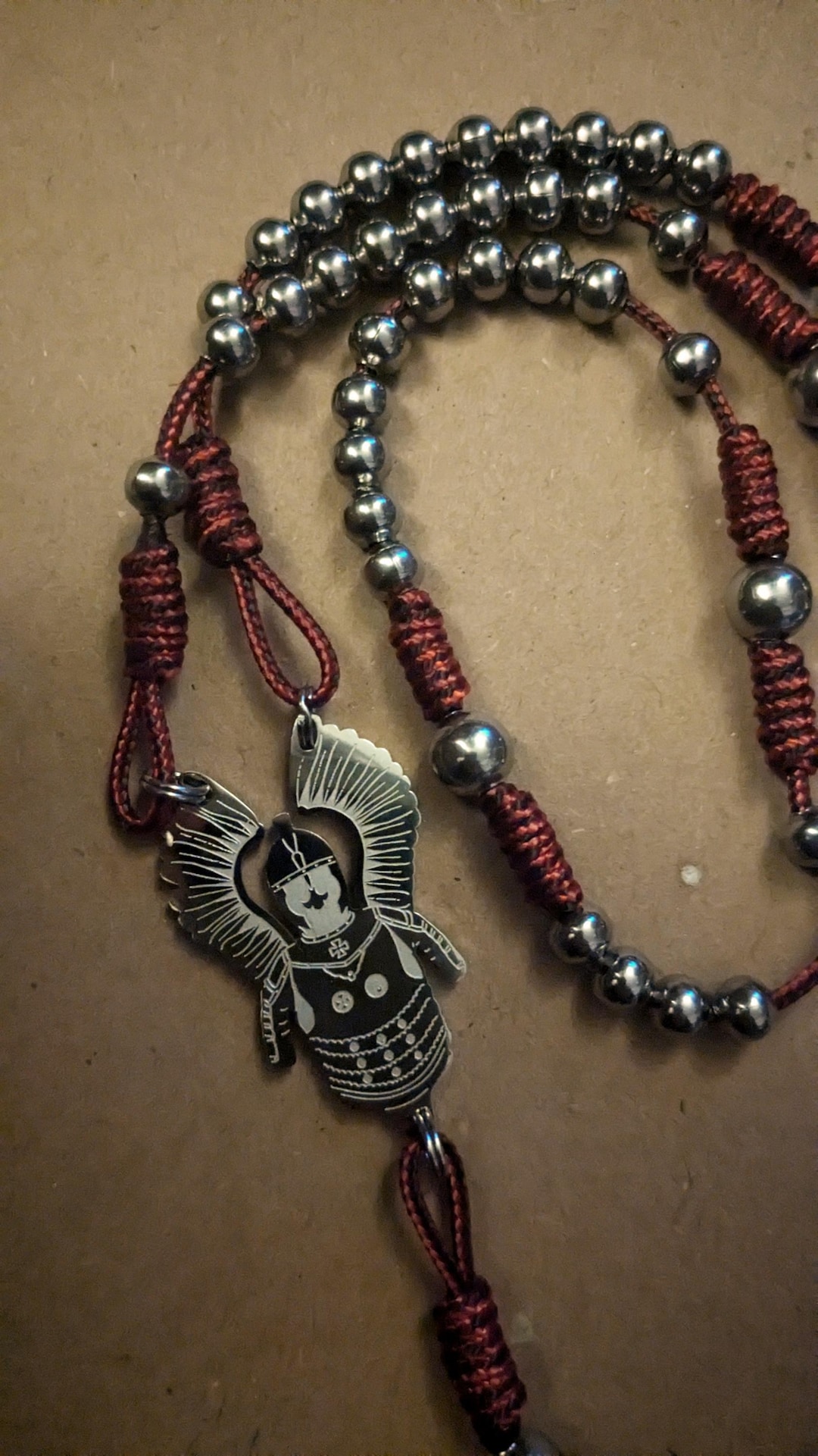 Polish Hussars Catholic Rosary, With Stainless Steel Beads and US ...