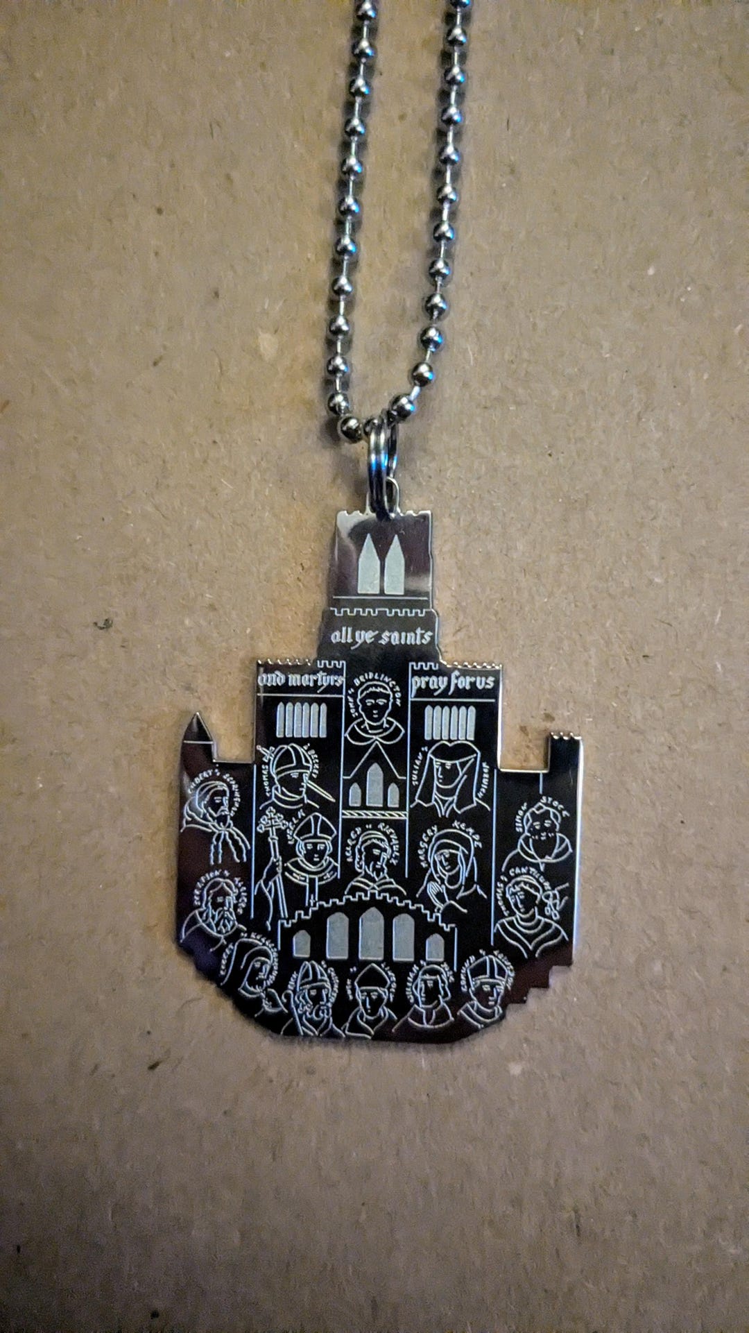 Catholic Medal of English Saints From the Medieval Period and ...