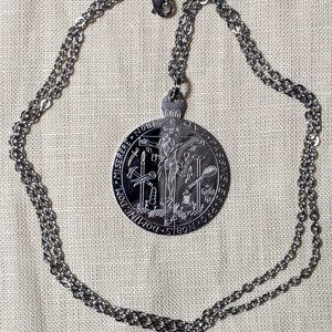 Recusant Crucifix Medal Etched in Stainless Steel I Lamb of God I ...