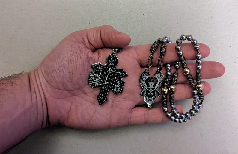 Polish Hussars Rosary, With Stainless Steel and Solid Brass Beads ...