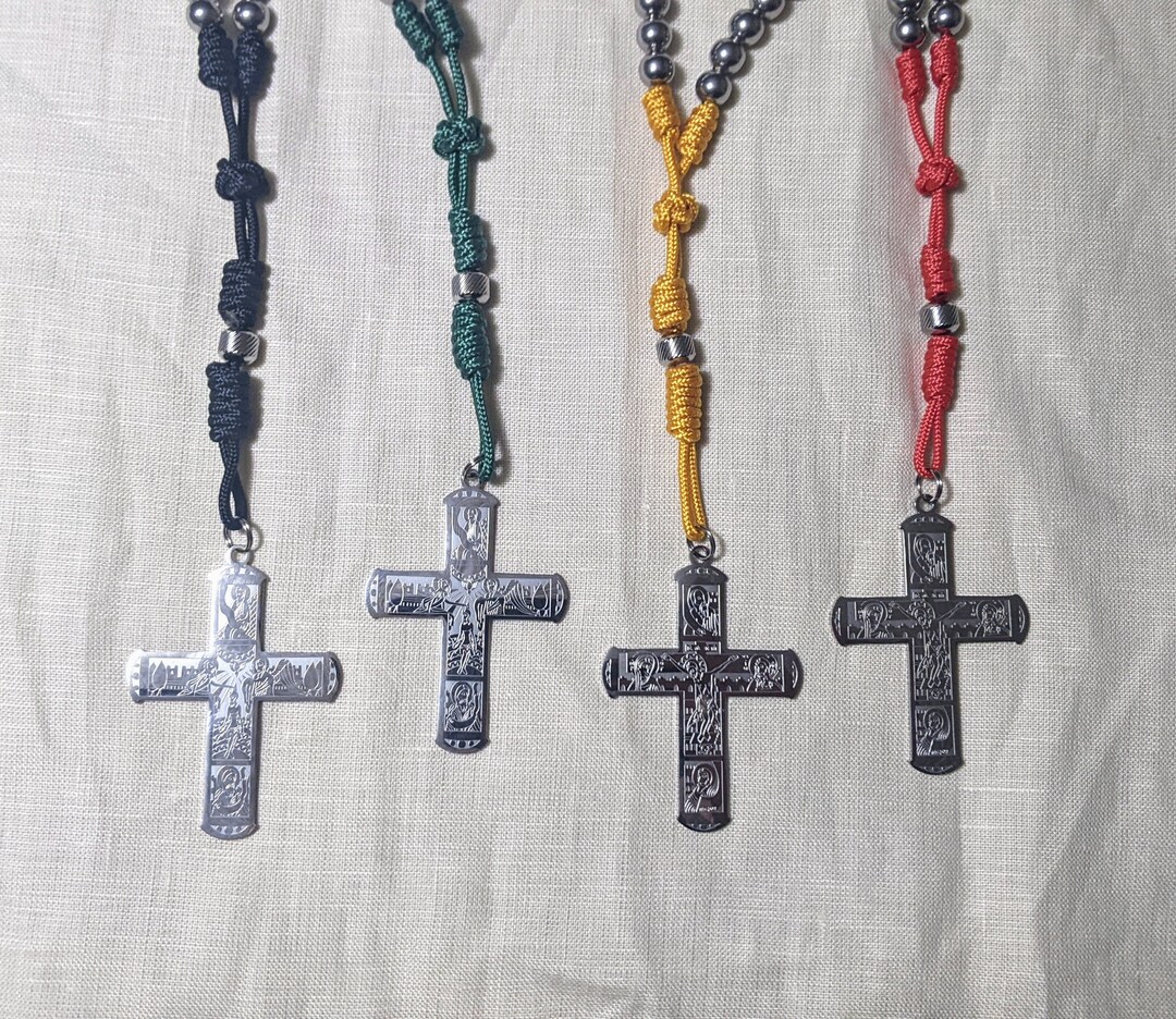 Eastern Orthodox Style Chotki, With 33 Stainless Steel Beads and a Mt ...