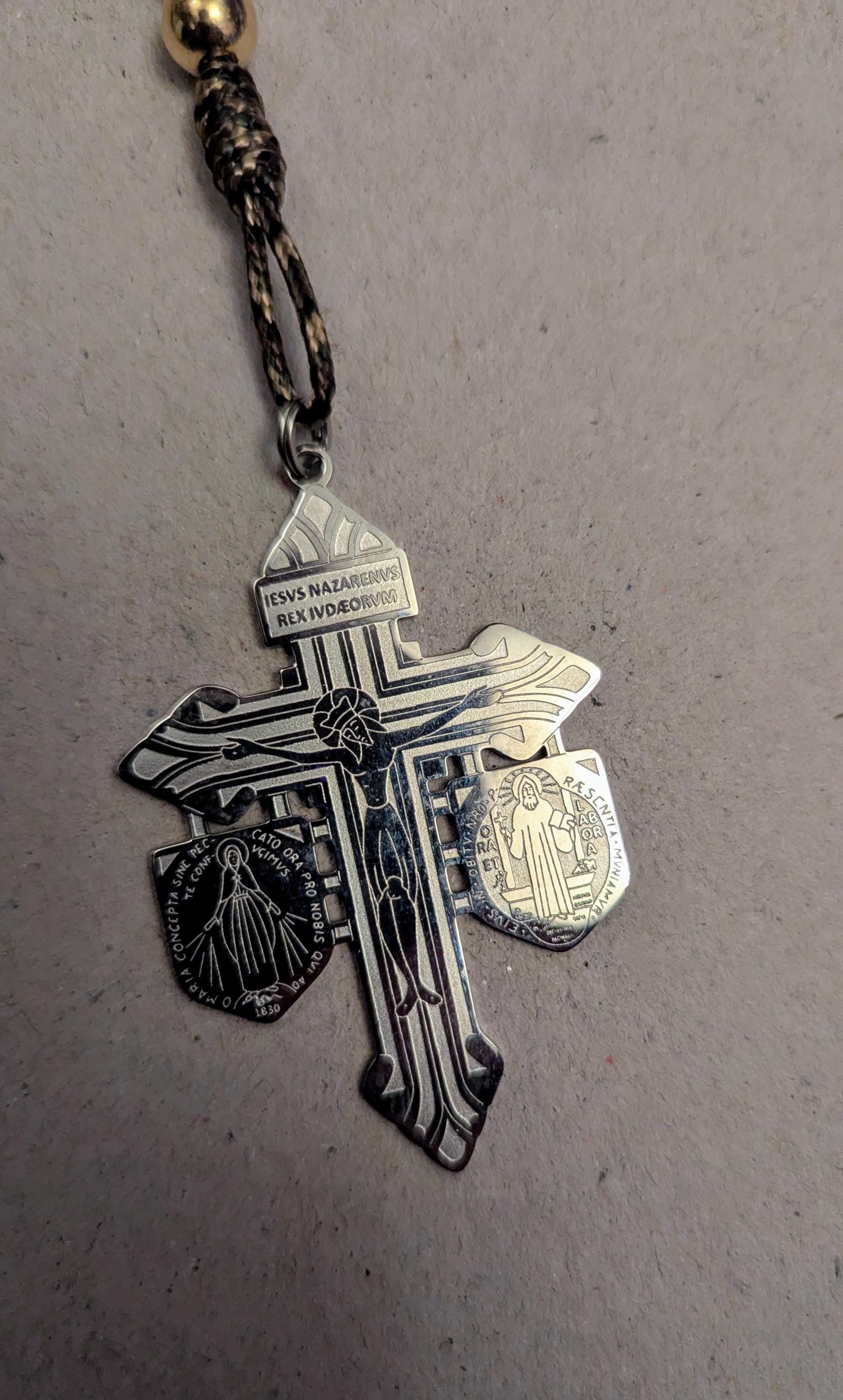 Polish Hussars Rosary, With Stainless Steel and Solid Brass Beads ...