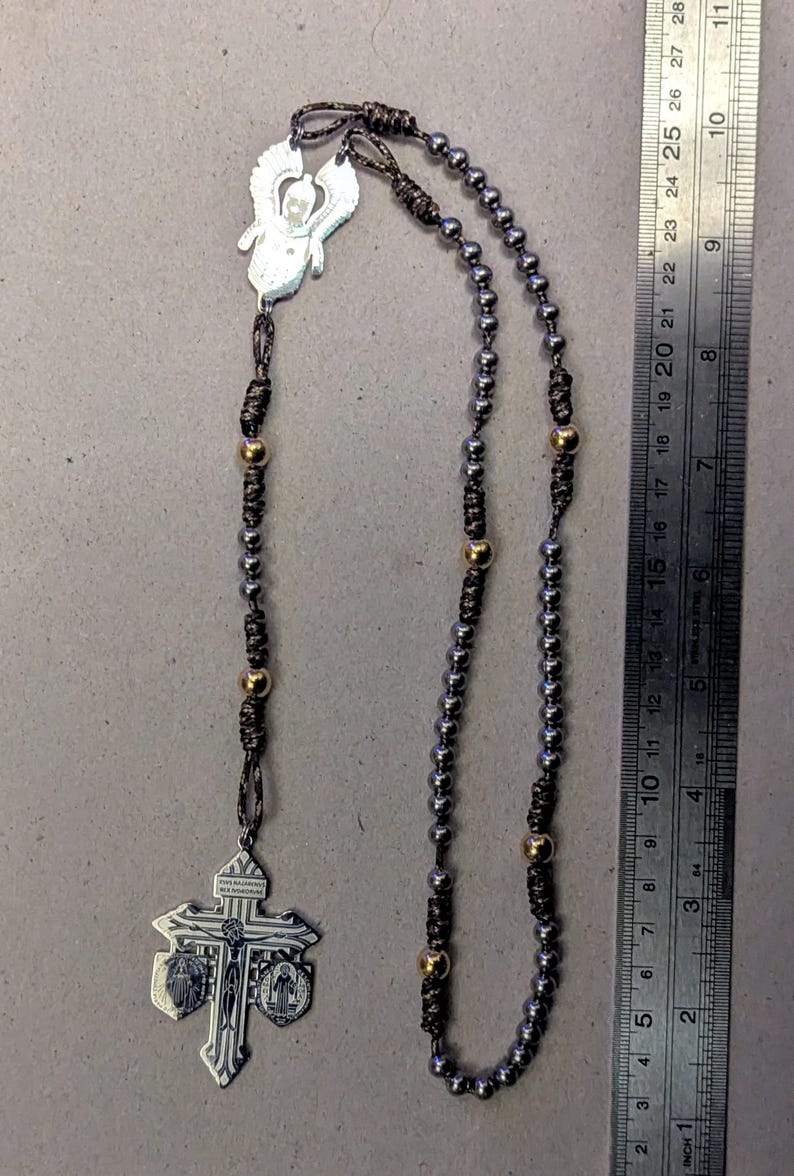 Polish Hussars Rosary, With Stainless Steel and Solid Brass Beads ...
