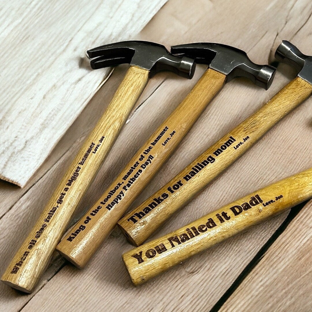 Custom Engraved Hammer, Personalized Father's Day Gift - Etsy