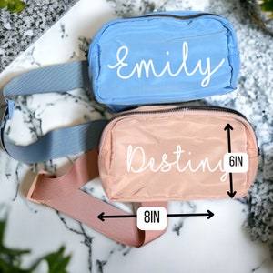 Custom Name Fanny Pack, Bridesmaid Gift, Personalized Name Fanny Pack ...