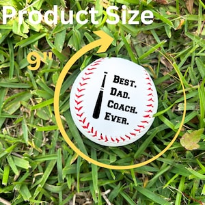 Best Dad Ever, Coach Gift, Best Dad Coach Ever Baseball, Fathers Day ...