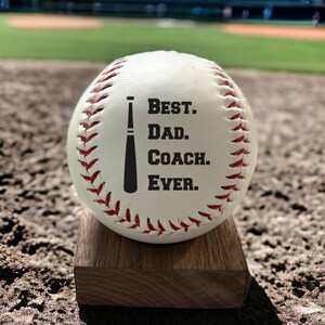 Best Dad Ever, Coach Gift, Best Dad Coach Ever Baseball, Fathers Day ...