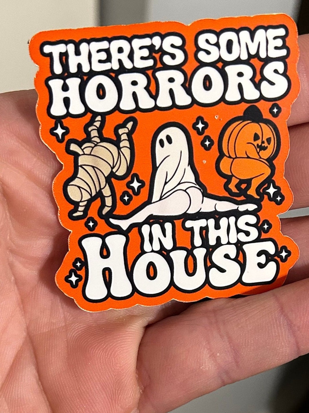 Cute Halloween Ghost Sticker 3 Pack, Funny Sticker, Cool Sticker, There ...