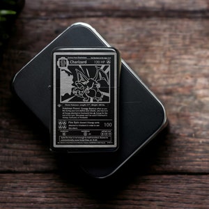 Custom Engraved Charizard Lighter, Base Set Charizard Lighter, Cool ...