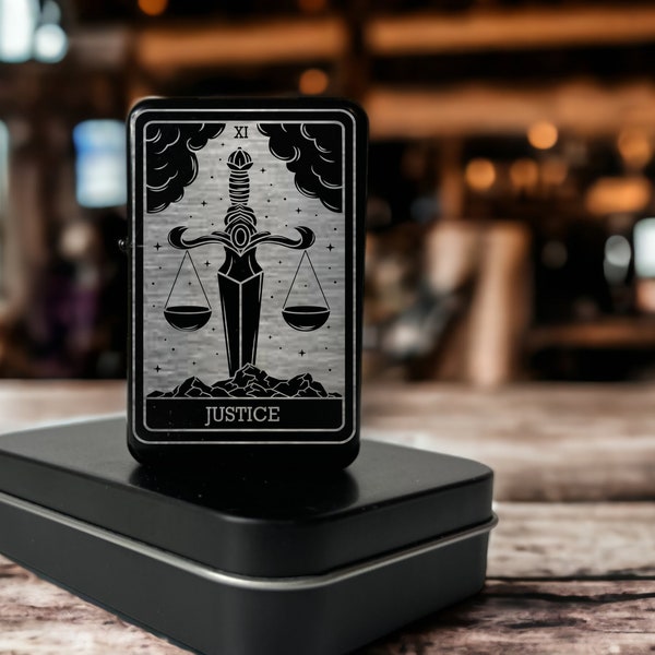 Justice Tarot Card - Etsy