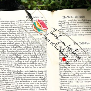 My Story Bookmark, Thank You for Being Part of My Story Personalized ...