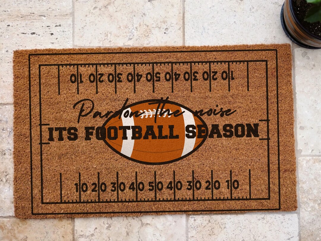 Personalized Door Mat , Football Door Mat , Standard Door Mat Size - Etsy