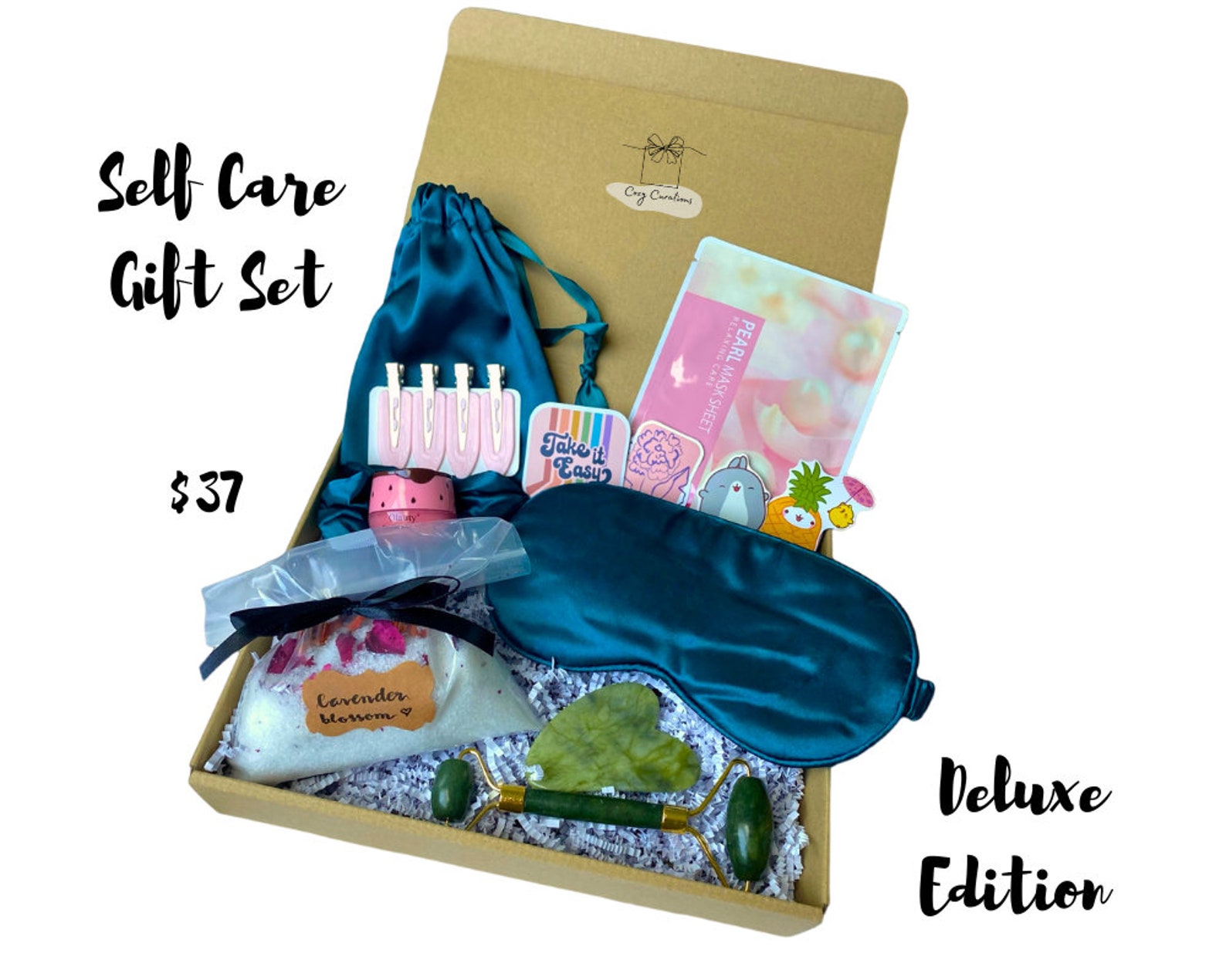 Self Care Gift Set for Her | Deluxe Edition | Spa Gift Set - Etsy