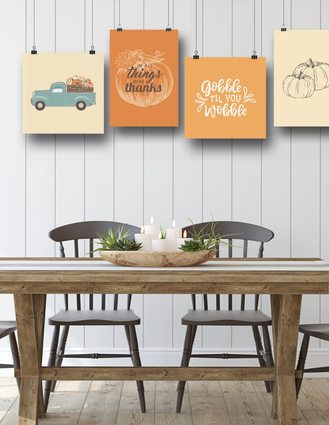 Fall Digital Download, Set of 10 Posters, Fall Wall Decor, Fall Home ...