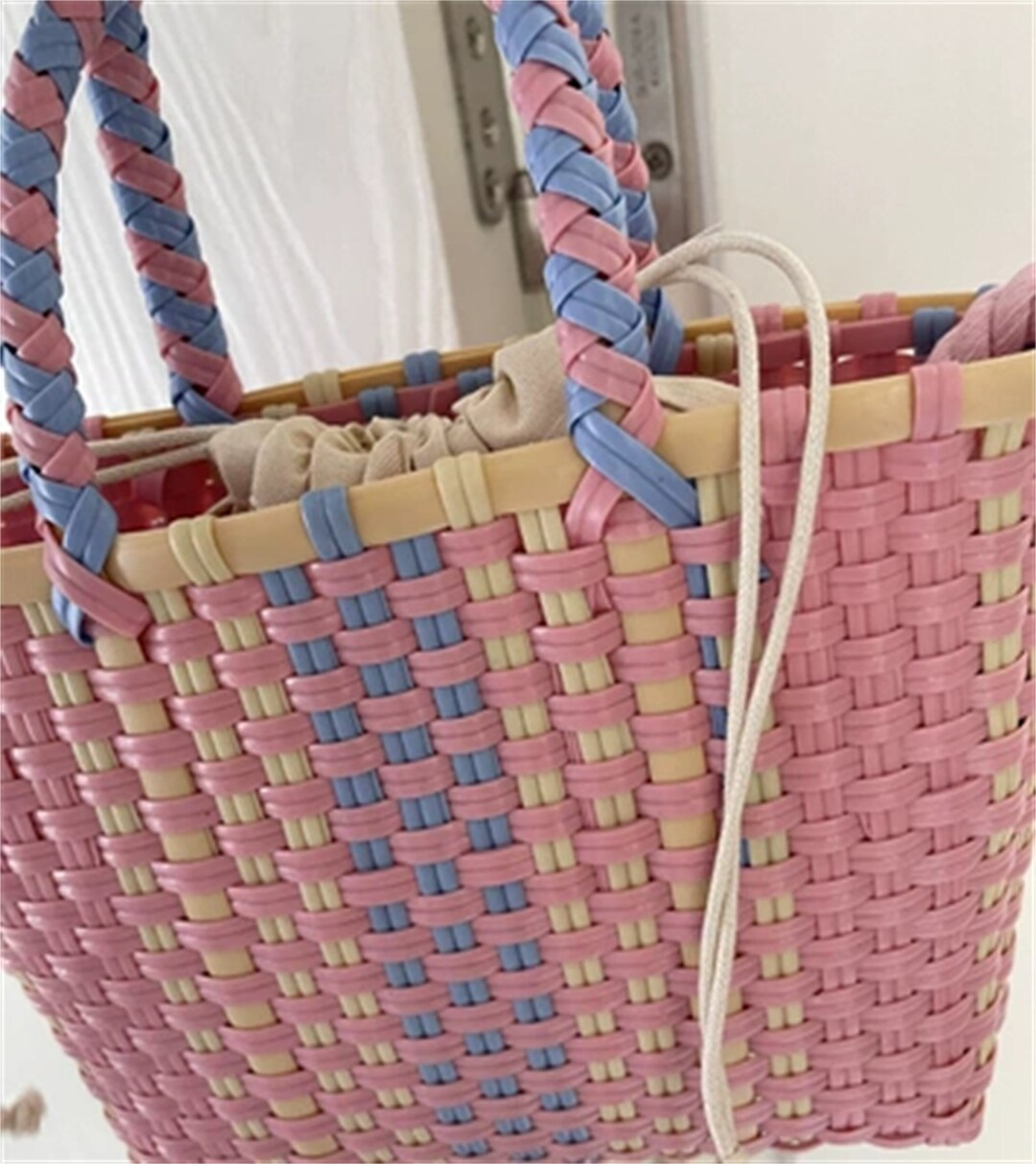 Handmade Colorful Woven Straw Bags for Beach Women's Bags - Etsy