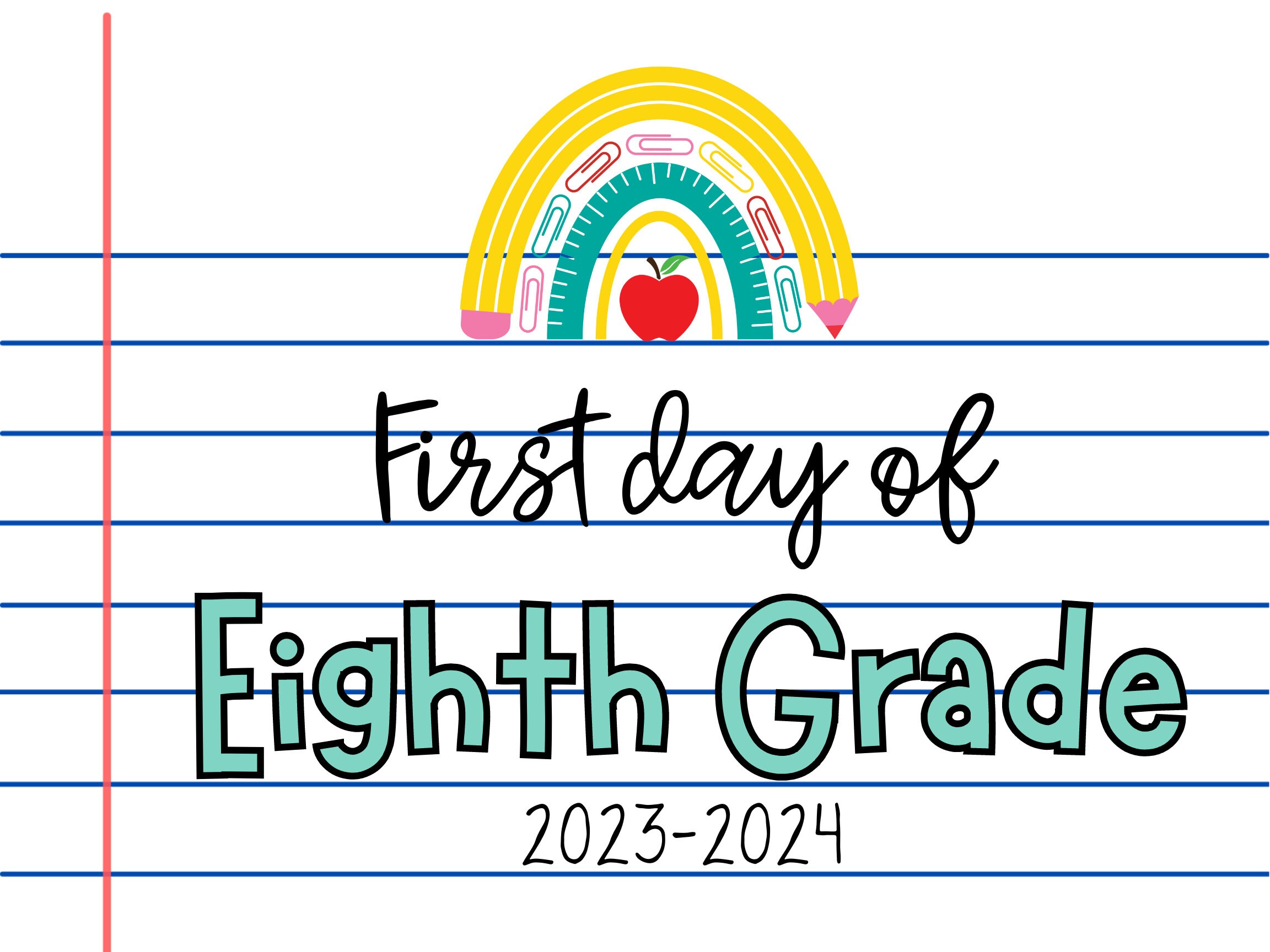 First Day of School Signs - Etsy