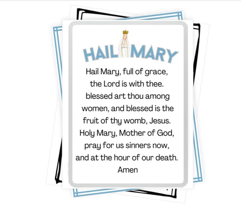 Hail Mary - Etsy