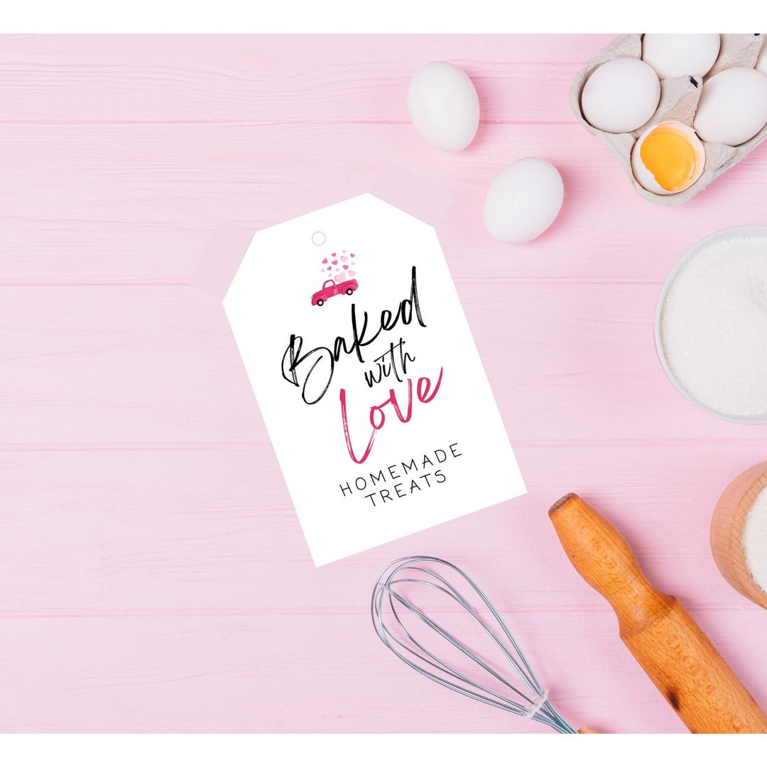 Baked With Love Gift Tags - Etsy