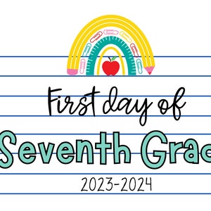 First Day of School Signs - Etsy