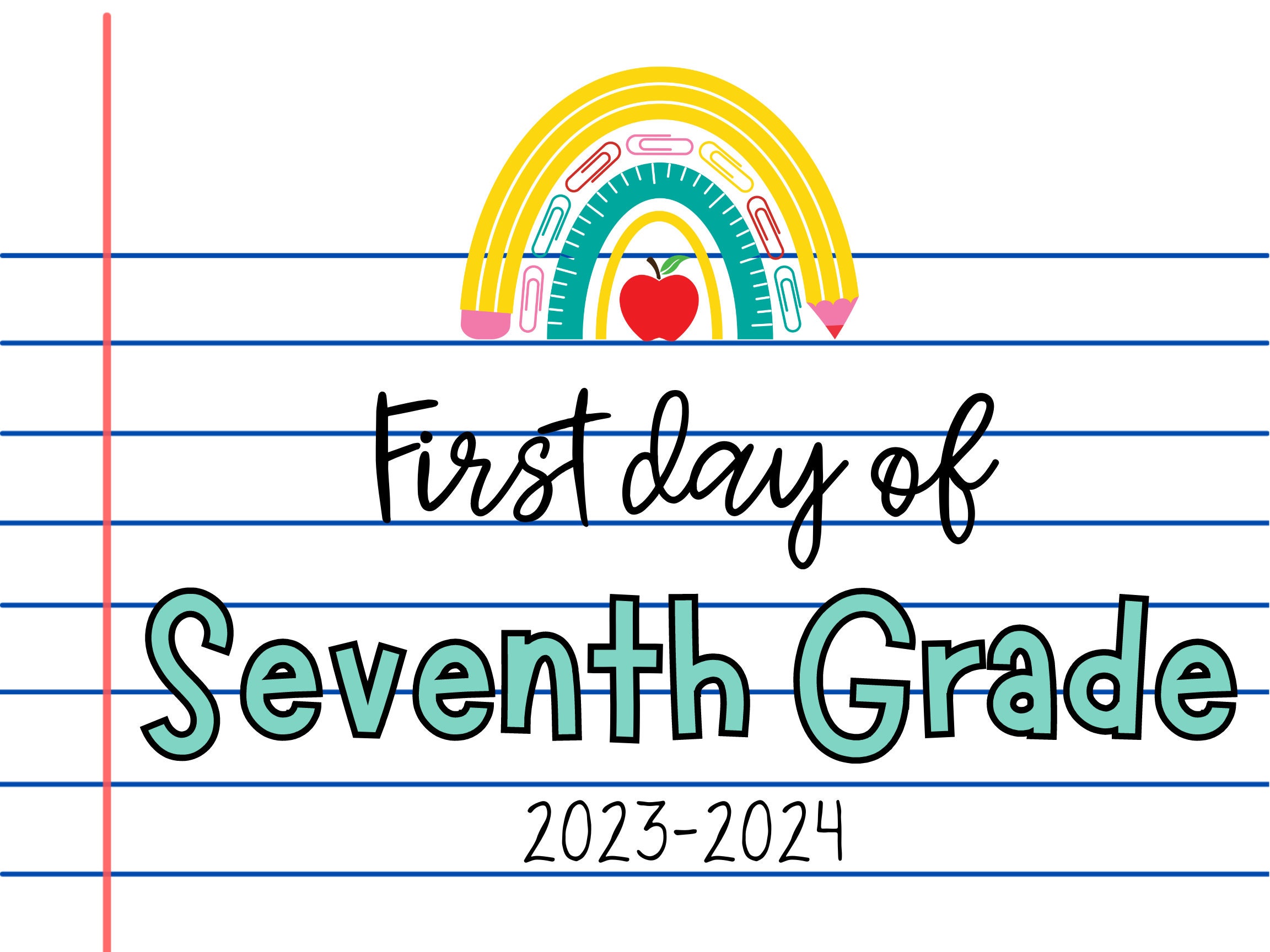 First Day of School Signs - Etsy