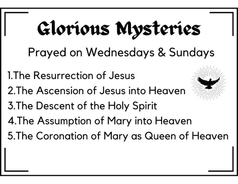 Mysteries of the Rosary - Etsy