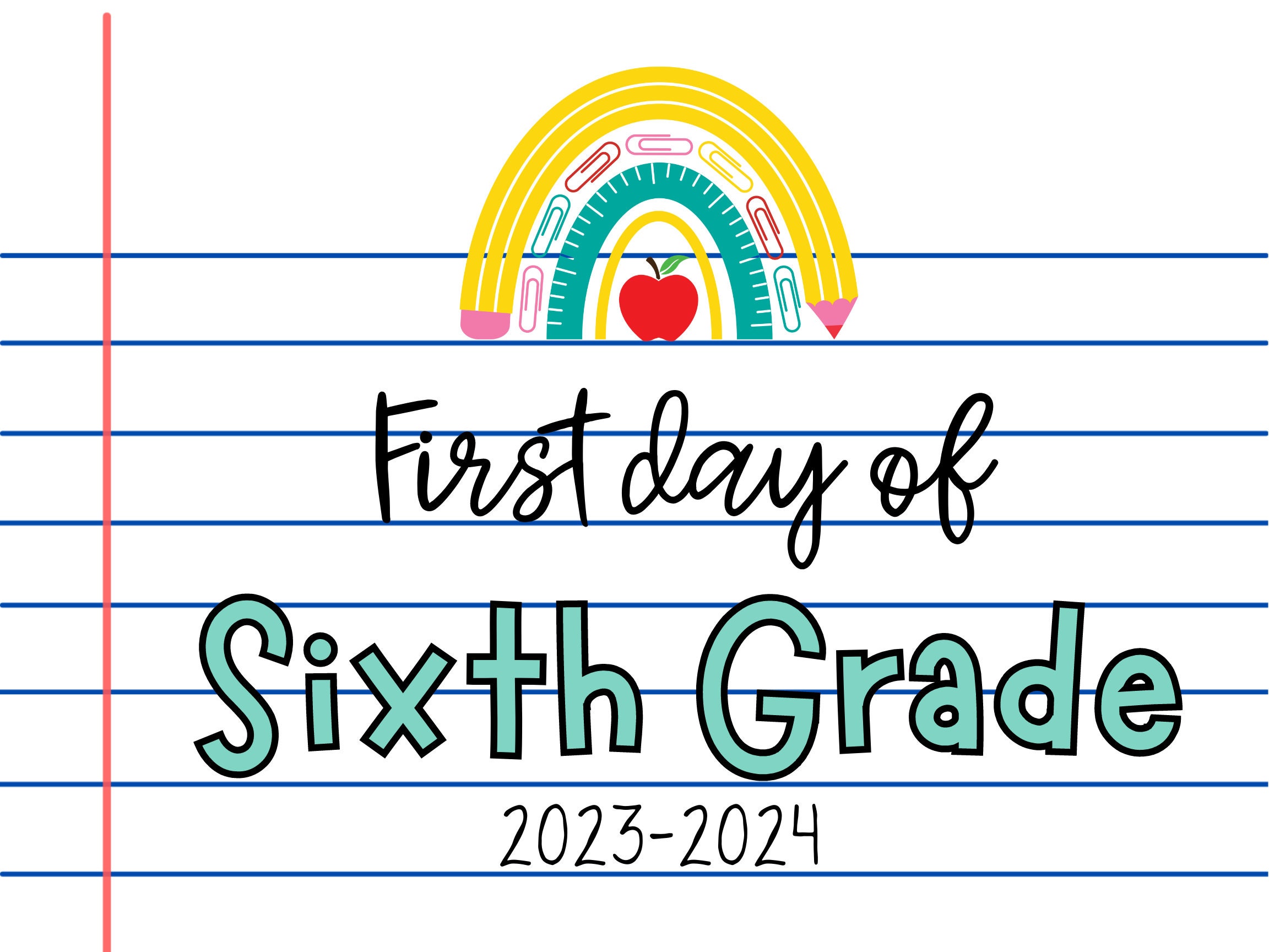 First Day of School Signs - Etsy