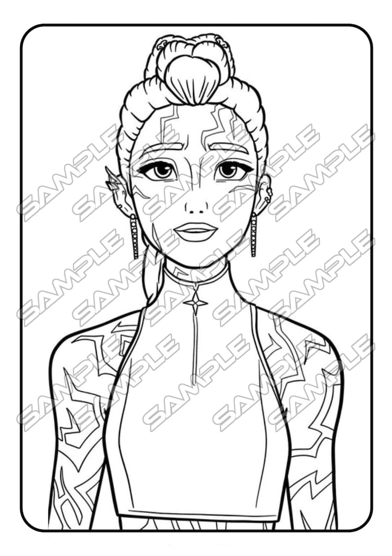 K-pop Demon Hunters Coloring Book | Anime-style, 60 Pages (digital ...