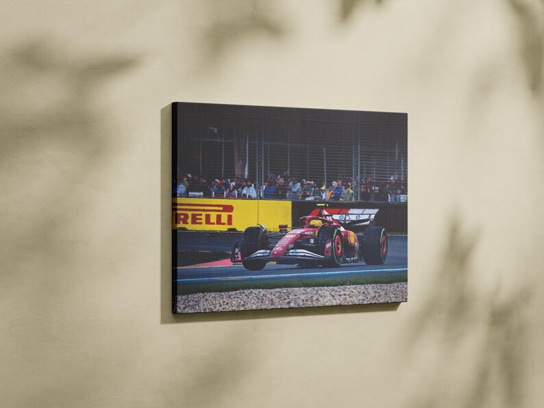 Lewis Hamilton Ferrari F1 Car Print: Albert Park Race (A2 Digital ...