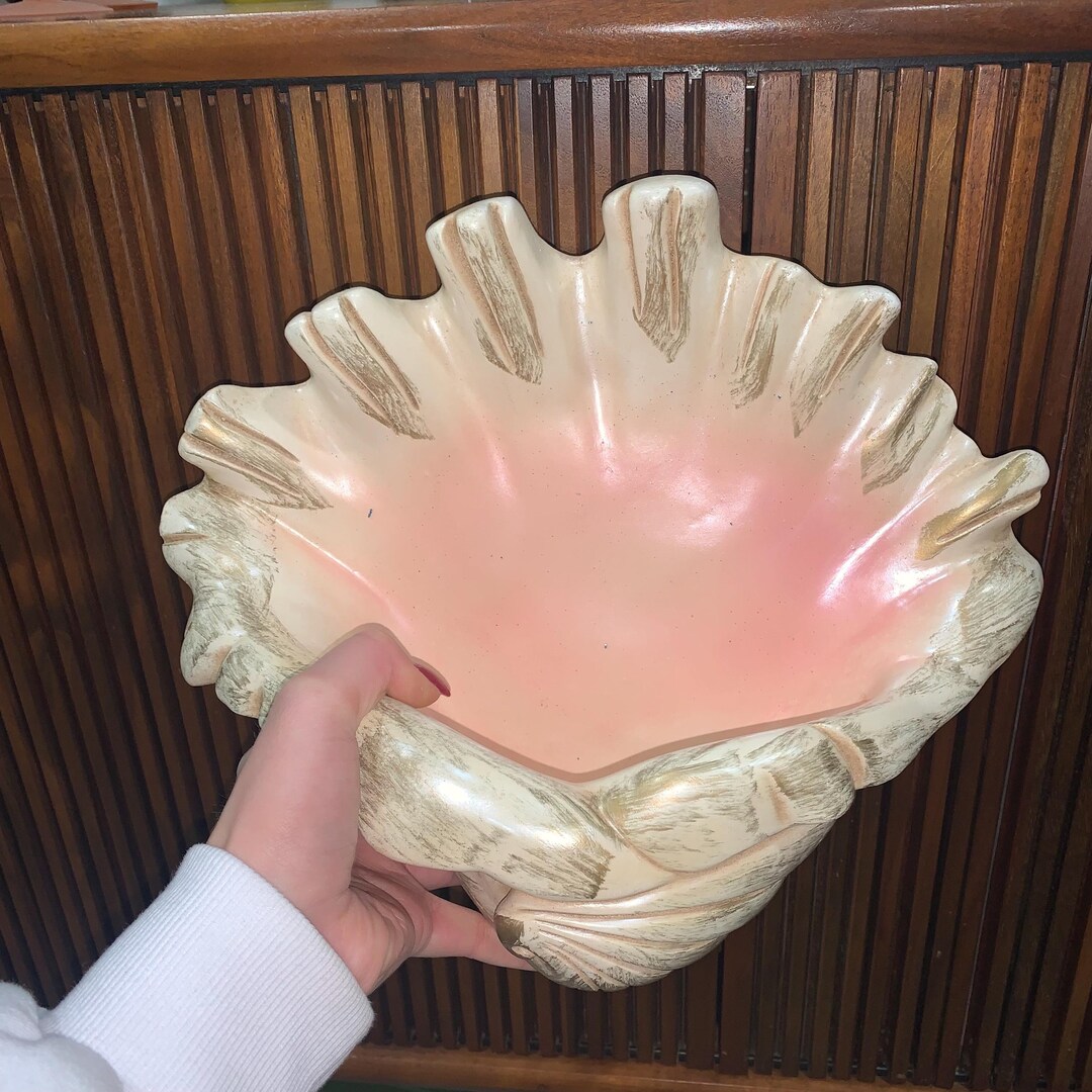 Vintage Art Deco Sea Shell Bathroom Wall Shelf MCM - Etsy