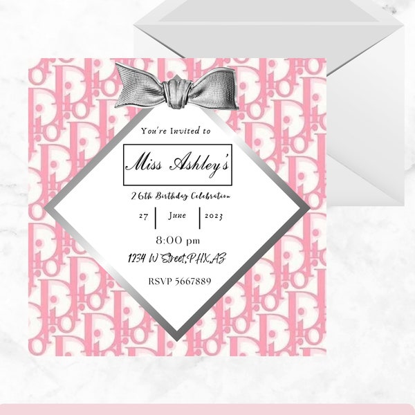 Gossip Girl Birthday Invitation - Etsy