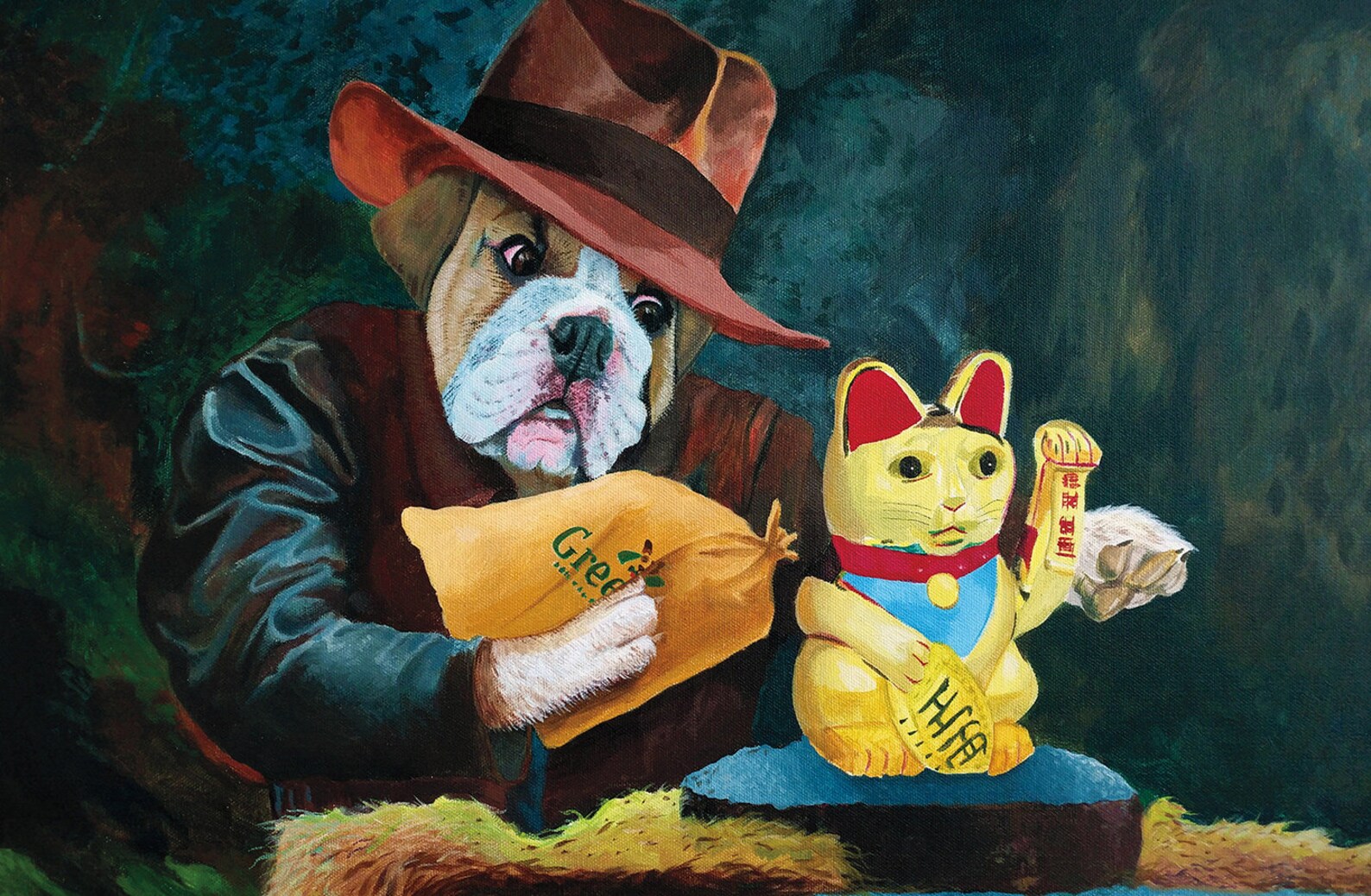 Raiders of the Lost Bark: A 12x18 Movie Mutts Art Print - Etsy