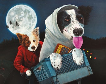 Raiders of the Lost Bark: A 12x18 Movie Mutts Art Print - Etsy