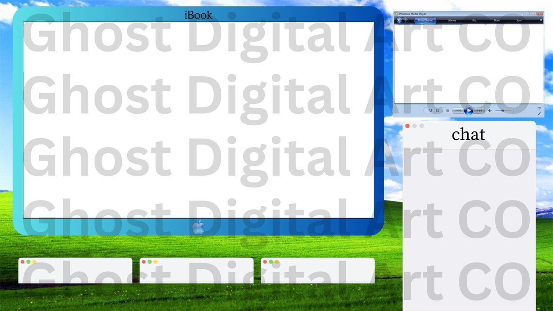 Frutiger Aero Stream Overlay | Clean Blue Aero Design - Etsy